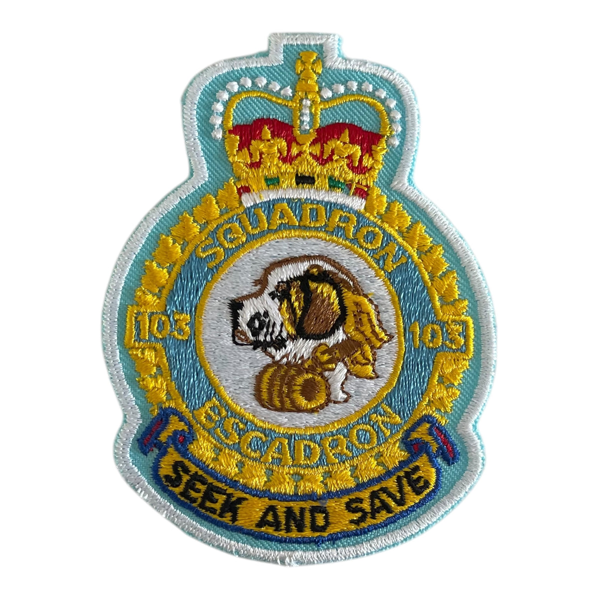 RCAF / CAF 103 SQUADRON FLIGHT SUIT JACKET CREST / PATCH – Marway ...