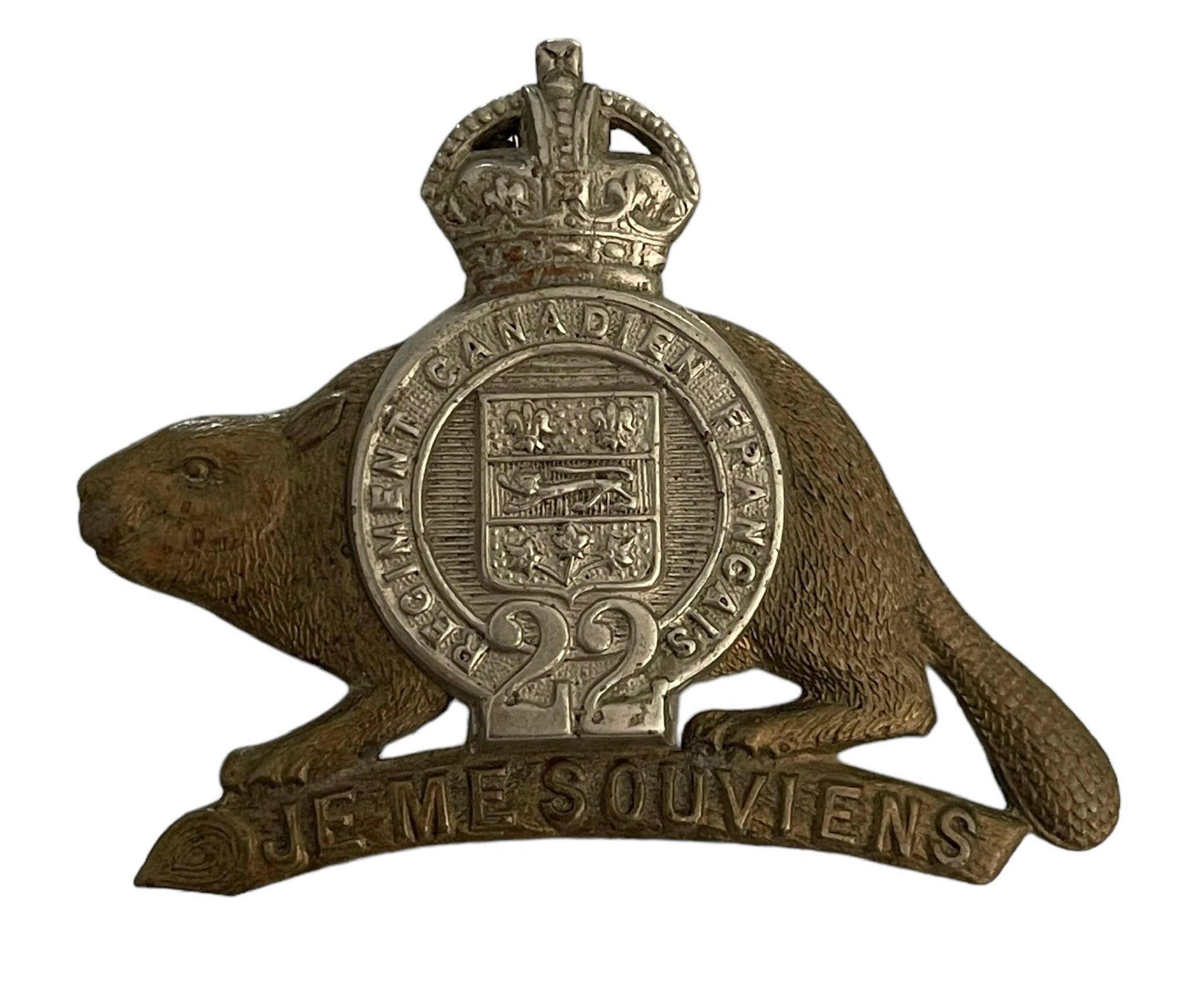 WW2 era, Royal 22nd Regiment Cap Badge – Marway Militaria Inc & Winnipeg Army Surplus