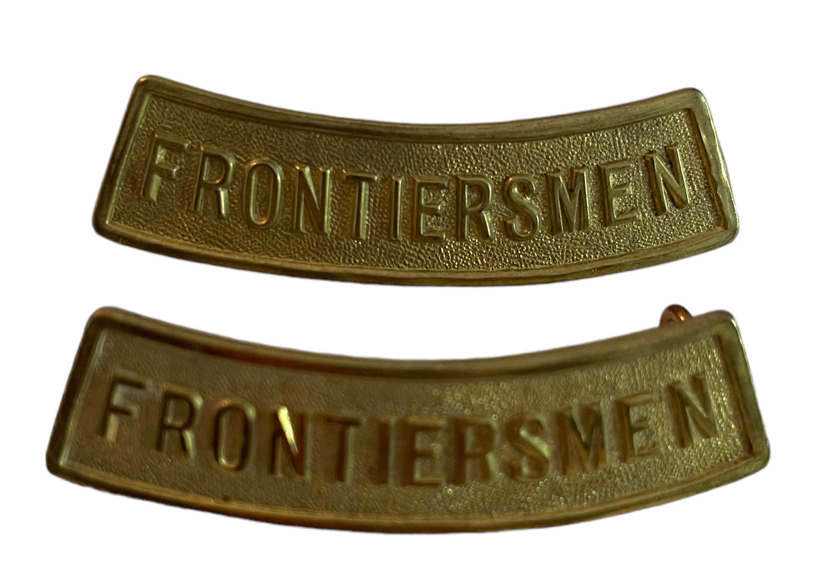 Canadian Legion of Frontiersmen Shoulder Title Pair – Marway Militaria ...