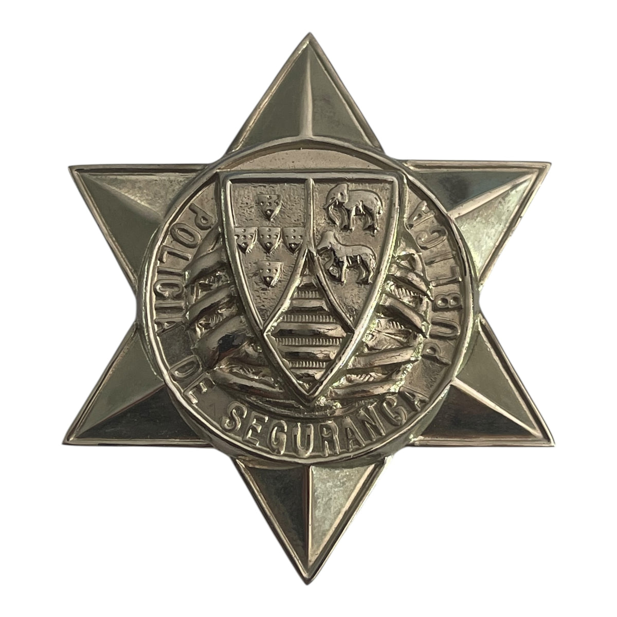 Seguranca Police Cap Badge – Marway Militaria Inc & Winnipeg Army Surplus