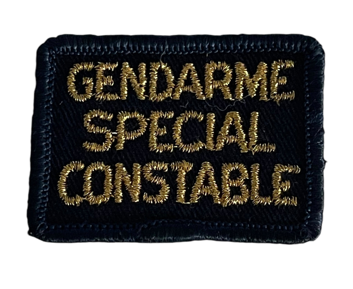 RCMP Gendarme Special Constable Shoulder Flash – Marway Militaria Inc ...