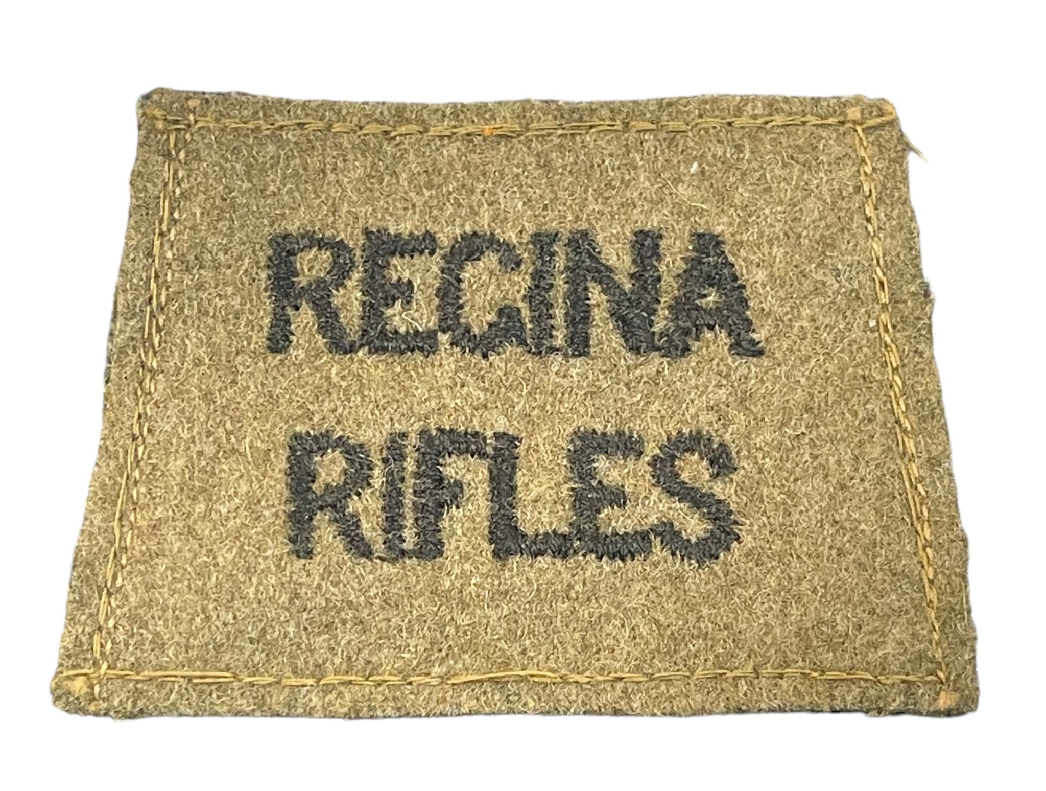 WW2 Regina Rifles Slip on Title – Marway Militaria Inc & Winnipeg Army ...