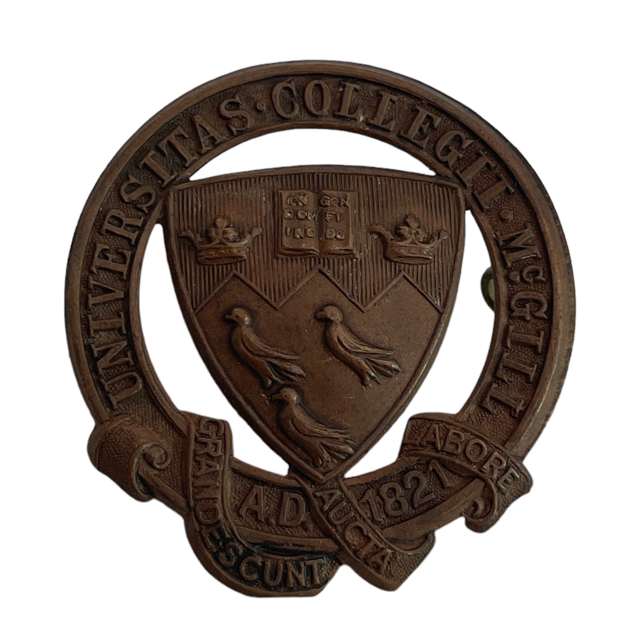 WW1 McGill University Montreal Cap Badge – Marway Militaria Inc ...