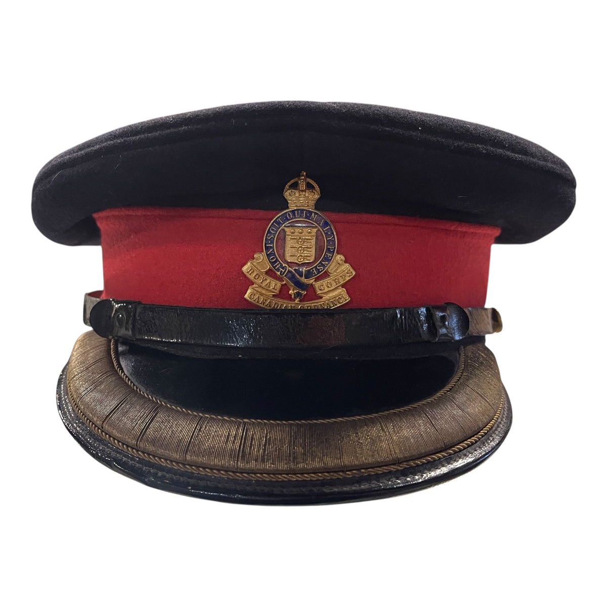 Royal Canadian Ordnance Coprs Officers Peaked Cap – Marway Militaria ...