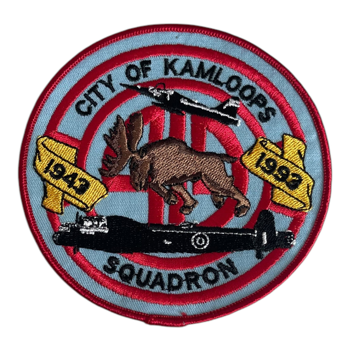 RCAF / CAF 419 SQUADRON 50TH ANNIVERSARY FLIGHT SUIT JACKET CREST / PA ...