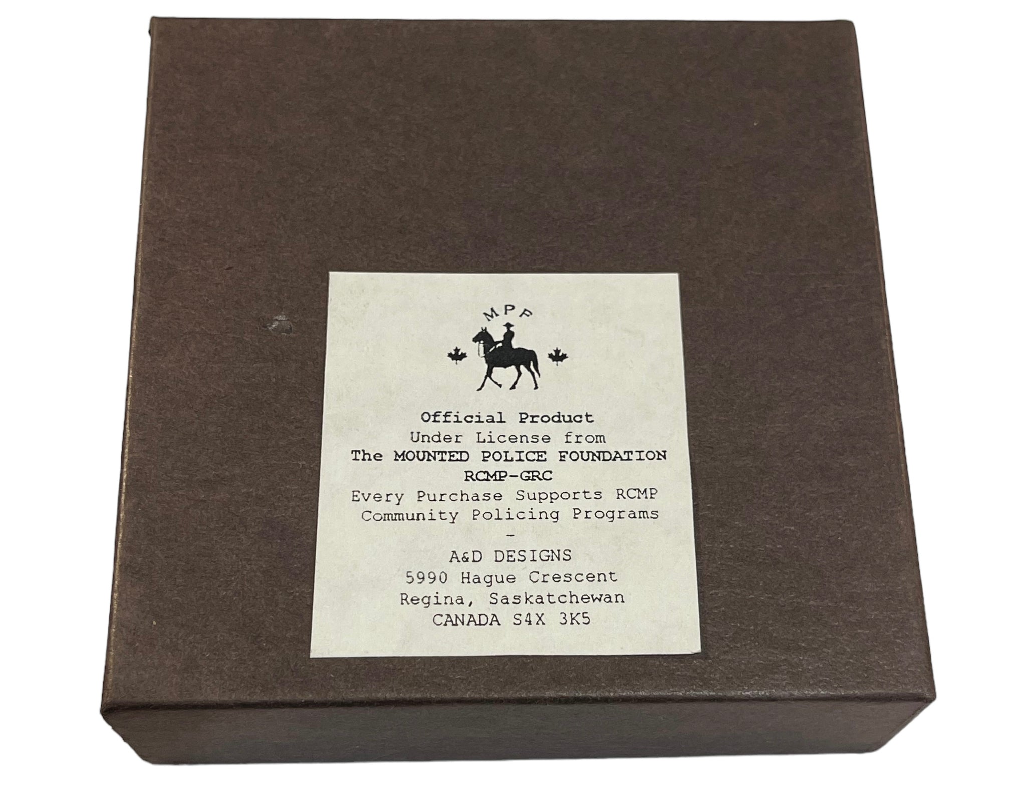 Replica North West Mounted Police Binocular Pouch Badge – Marway ...