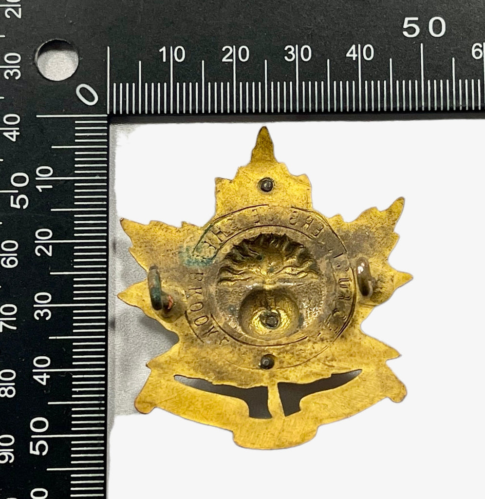 WW2 Les Fusiliers De Sherbrooke OFFICERS Cap Badge – Marway Militaria Inc & Winnipeg Army Surplus