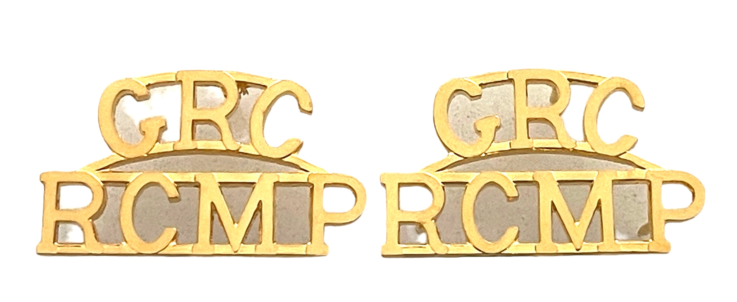 RCMP / GRC Shoulder Title Badge Pair – Marway Militaria Inc & Winnipeg ...