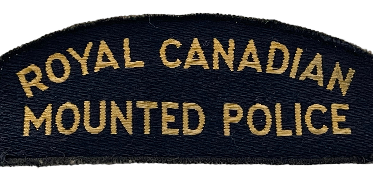 RCMP Shoulder Flash – Marway Militaria Inc & Winnipeg Army Surplus