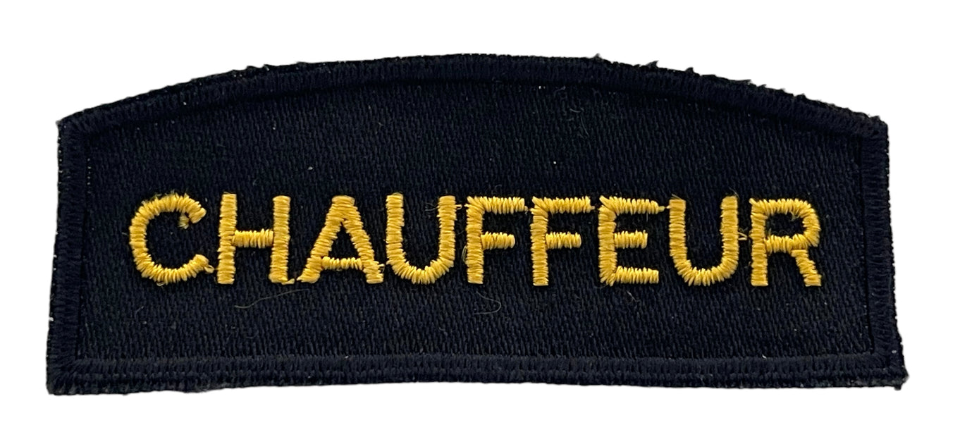 RCMP Chauffeur Shoulder Patch – Marway Militaria Inc & Winnipeg Army ...