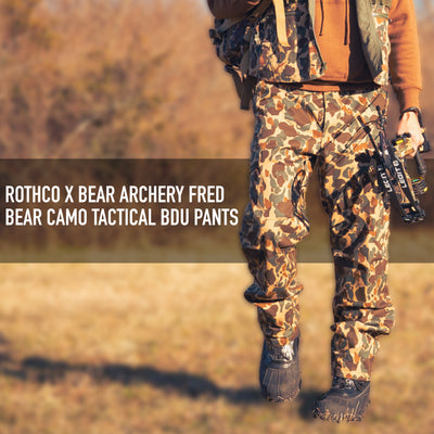 Rothco X Bear Archery Fred Bear Camo Tactical BDU Pants – Marway ...