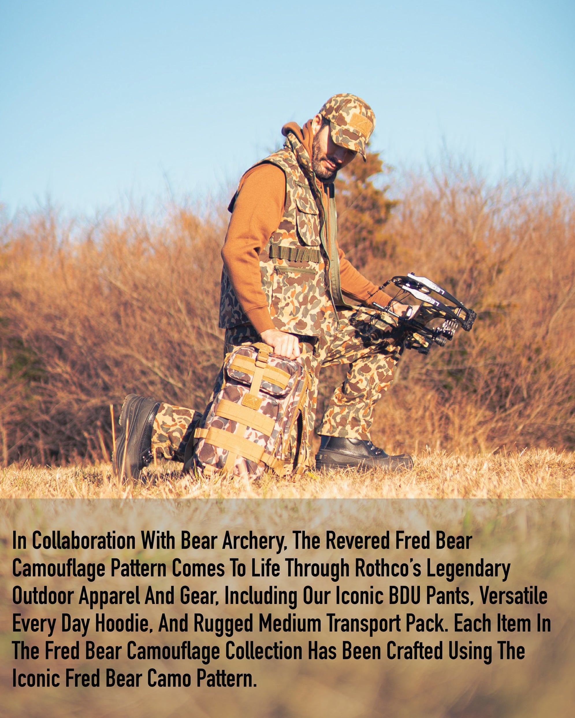 Rothco X Bear Archery Fred Bear Camo Adjustable Boonie Hat – Marway ...