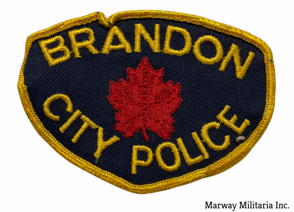 Manitoba Brandon City Police Shoulder Patch Flash – Marway Militaria ...
