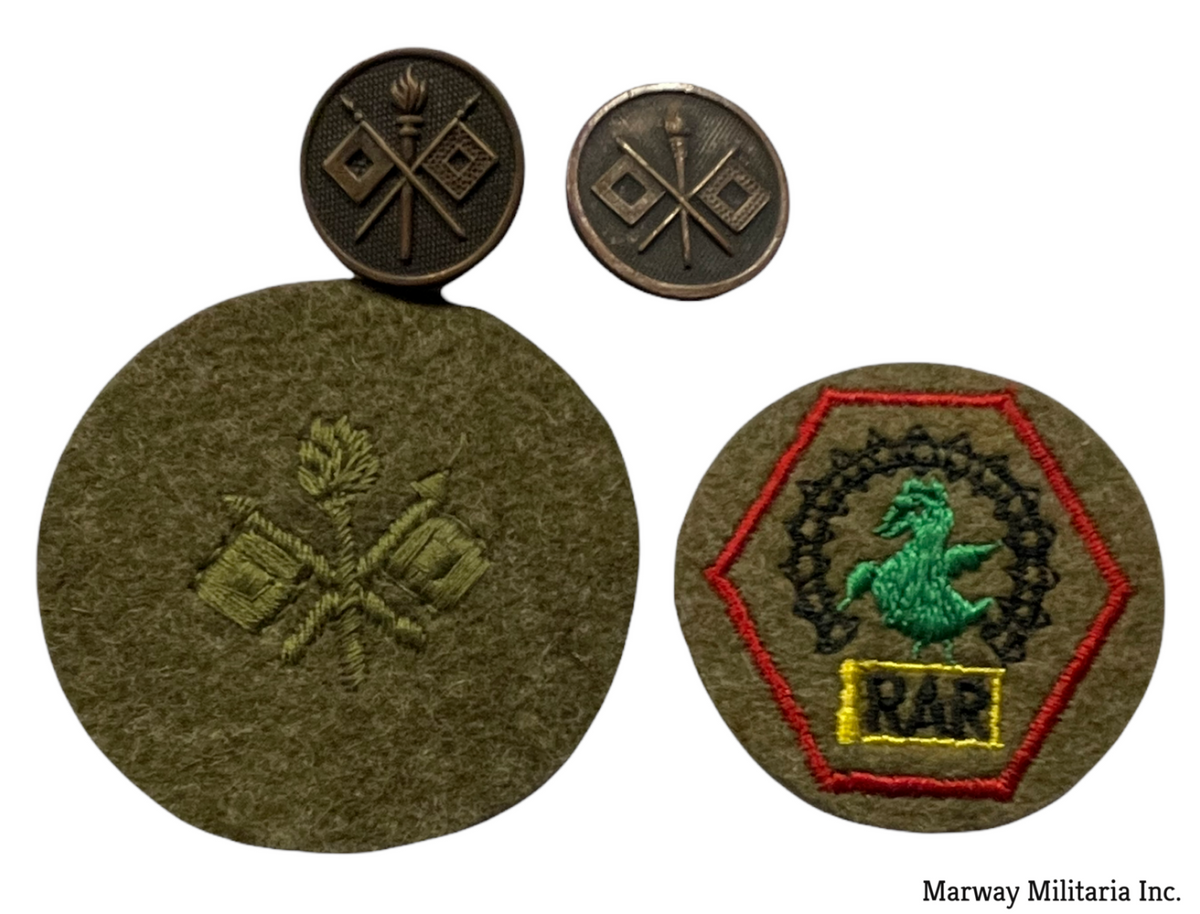 WW1 USA American Uniform Patch & Collar Badge Lot – Marway Militaria ...