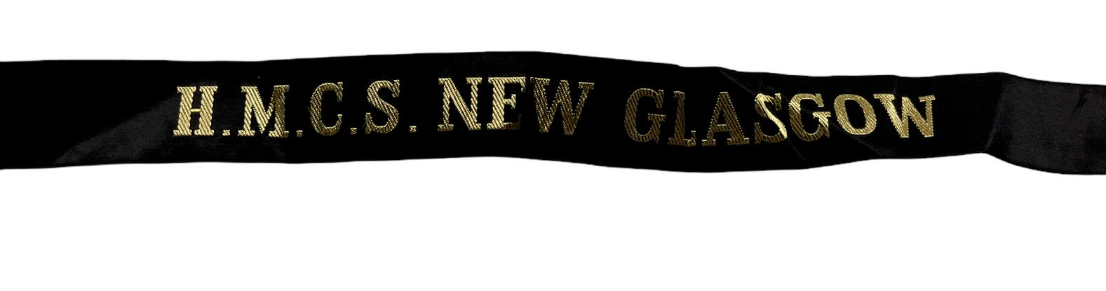 HMCS GLASGOW Naval Ships Cap Tally / Ribbon – Marway Militaria Inc ...