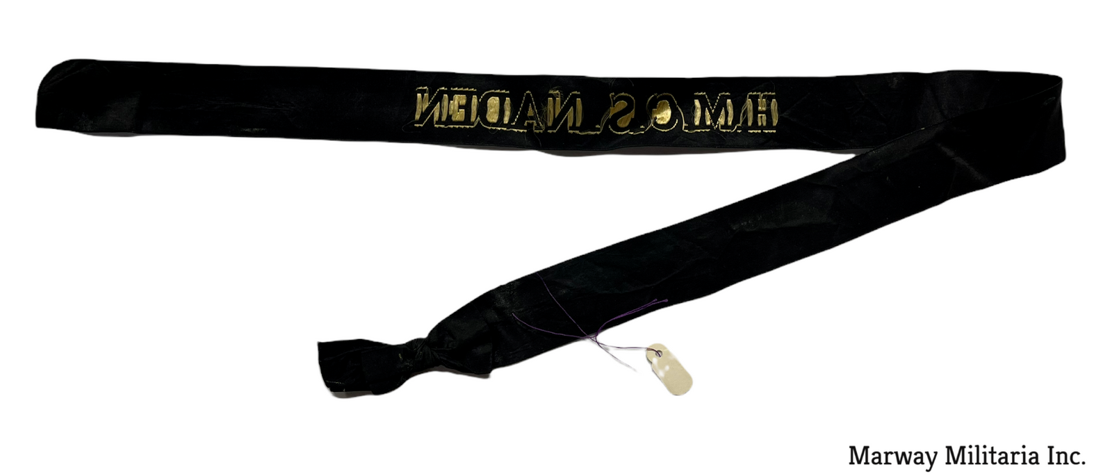 HMCS NADEN Naval Ships Cap Tally / Ribbon – Marway Militaria Inc ...