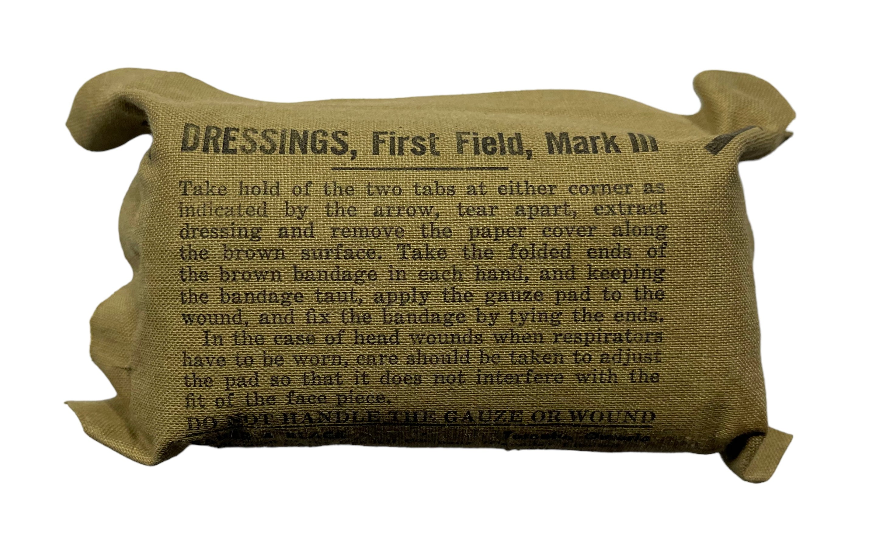 WW2 Canadian Mark III Field Dressing – Marway Militaria Inc & Winnipeg ...