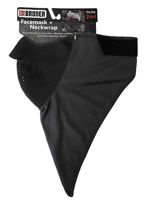 2 in 1 Half Mask with Neck Wrap, Black – Marway Militaria Inc ...