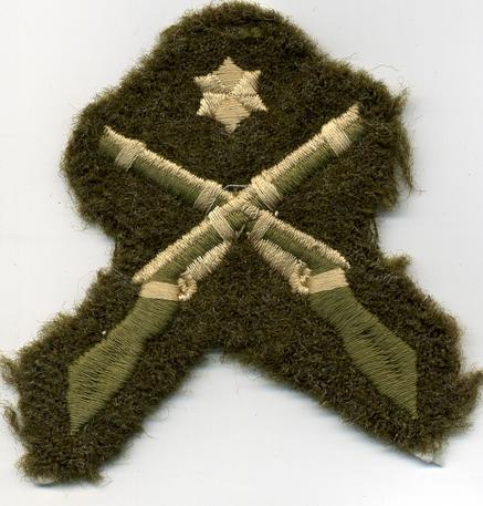 WW2 era MARKSMAN Cloth Patch CROSSED RIFLES & STAR – Marway Militaria ...
