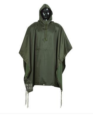 Mil-Spec+ Rubberized Heavy Duty Rain Poncho (Colour Choice) – Marway ...