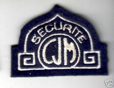 SECURITY CLOTH FLASH SECURITE CJM – Marway Militaria Inc & Winnipeg ...