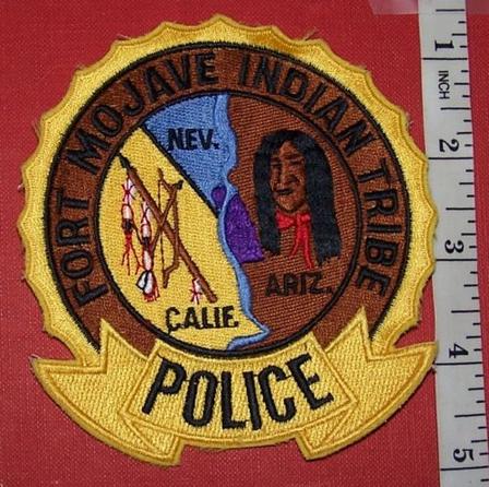 USA TRIBAL: FORT MOJAVE TRIBE POLICE Shoulder Patch – Marway Militaria ...