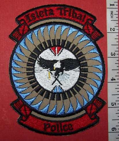 USA TRIBAL: ISLETA POLICE Shoulder Patch – Marway Militaria Inc ...
