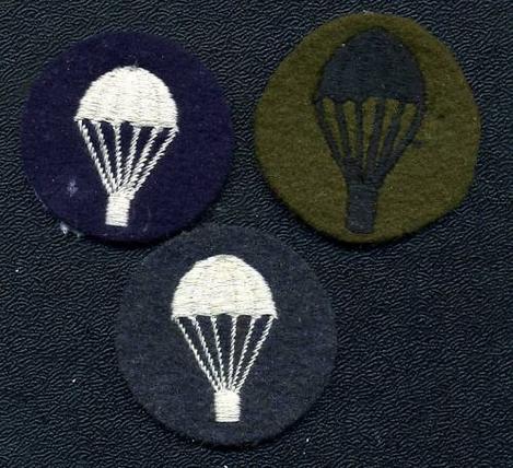 Group of 3, Parachute Round Patches from the UK (Para) – Marway ...