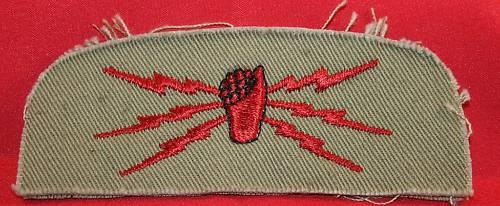WW2 RCAF/RAF Wireless Operator Mechanic Cloth Flash – Marway Militaria ...