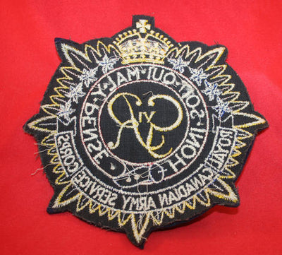 Large, Royal Canadian Army Service Corps Jacket Crest – Marway ...