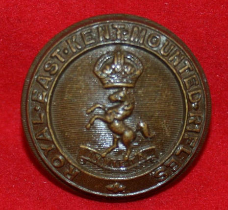 British Army: East Kent Mounted Rifles Uniform Button – Marway ...