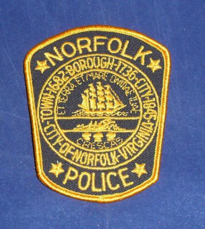 Norfolk, Virginia Police Shoulder Patch – Marway Militaria Inc ...
