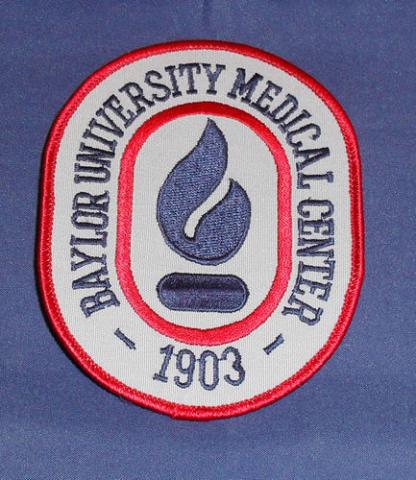 Baylor University Medical Center, Texas Shoulder Patch - Old style ...