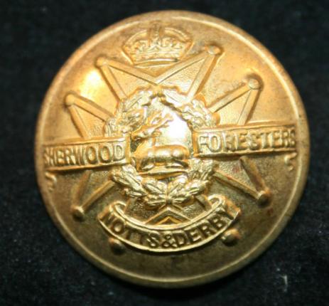 THE SHERWOOD FORESTERS NOTTS & DERBY Uniform Button – Marway Militaria ...