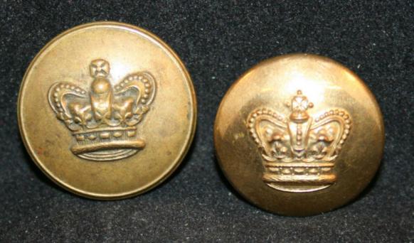 VICTORIAN Crown. Uniform Button Lot. Lot of 2. – Marway Militaria Inc ...