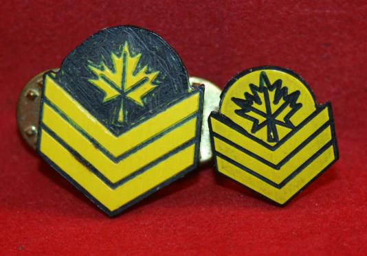 Set of 2, Canadian Forces Rank Insignia - Unusual – Marway Militaria ...