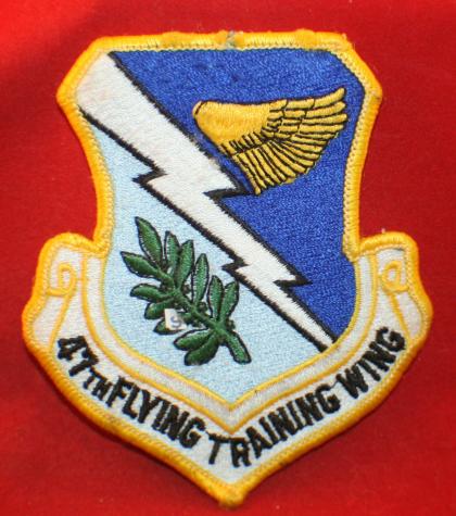 USAF: 47th Flying Training Wing Cloth Shoulder Patch / Flash – Marway ...
