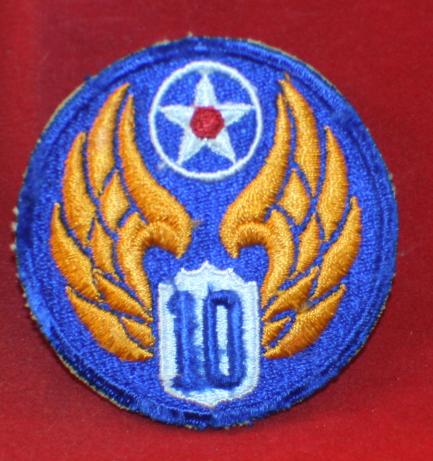 USAF: 10th Air Force Cloth Shoulder Patch / Flash – Marway Militaria ...