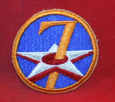 USAF: 7th Air Force Cloth Shoulder Patch / Flash – Marway Militaria Inc ...