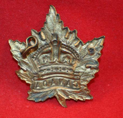 WW1 Canadian General Officer's Cap Badge. CARON BROS MONTREAL 1915 ...