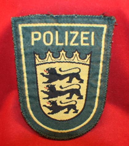 Polizei Police Shoulder Flash / Patch – Marway Militaria Inc & Winnipeg ...