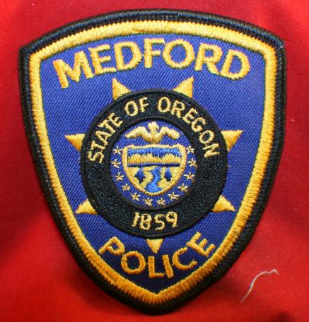 Oregon: MEDFORD Police Shoulder Flash – Marway Militaria Inc & Winnipeg ...