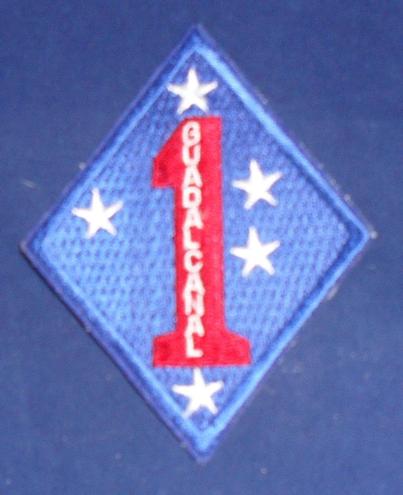 1st Marine Div. US Military Shoulder Patch – Marway Militaria Inc ...