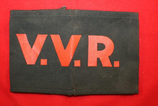 WW2, V.V.R., Veterans Volunteer Reserve, Arm Band – Marway Militaria ...