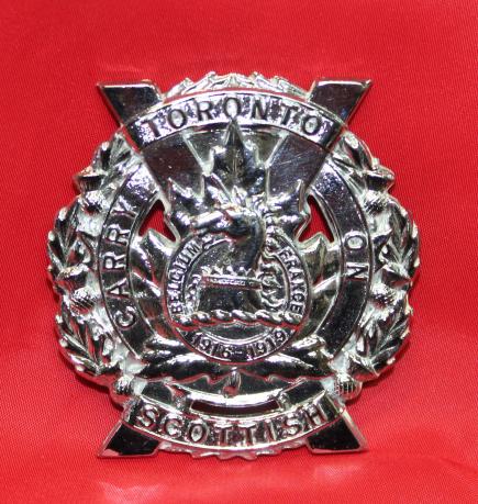 Toronto Scottish Regiment Cap Badge - Band Issue – Marway Militaria Inc ...