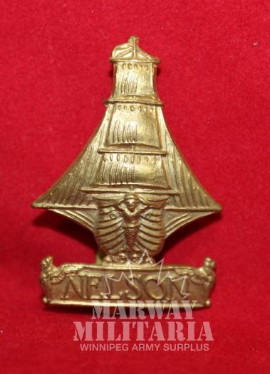 British RND Nelson Cap Badge – Marway Militaria Inc & Winnipeg Army Surplus