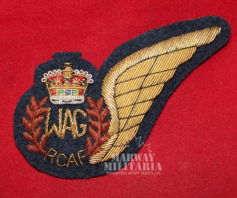 RCAF WAG Wireless Air Gunner Mess Dress Wing – Marway Militaria Inc ...