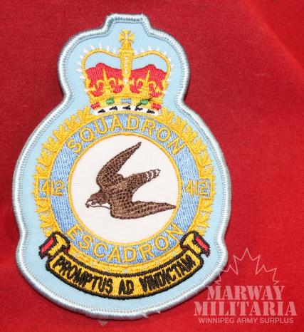 RCAF 412 Squadron Crest – Marway Militaria Inc & Winnipeg Army Surplus