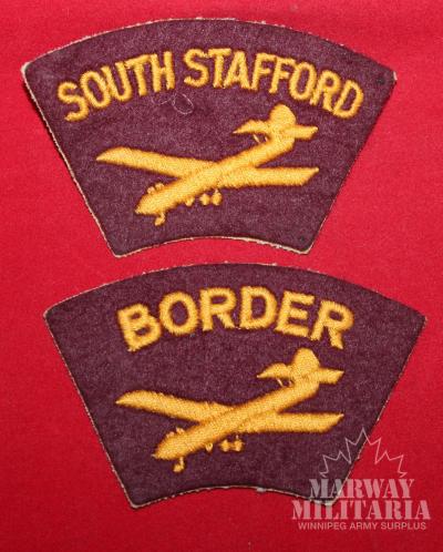 British Cloth Shoulder Flash lot – Marway Militaria Inc & Winnipeg Army ...