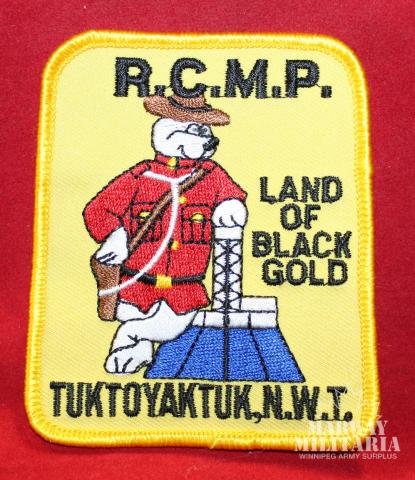 RCMP Town Patch – Marway Militaria Inc & Winnipeg Army Surplus